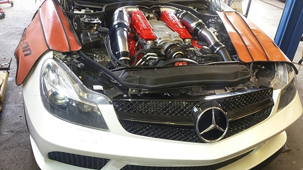 NeedsWings Performance Products. NeedsWings SL55 Dual Cold Air Intake Kit