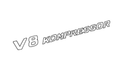 NeedsWings Performance Products. OEM V8 KOMPRESSOR EMBLEMS