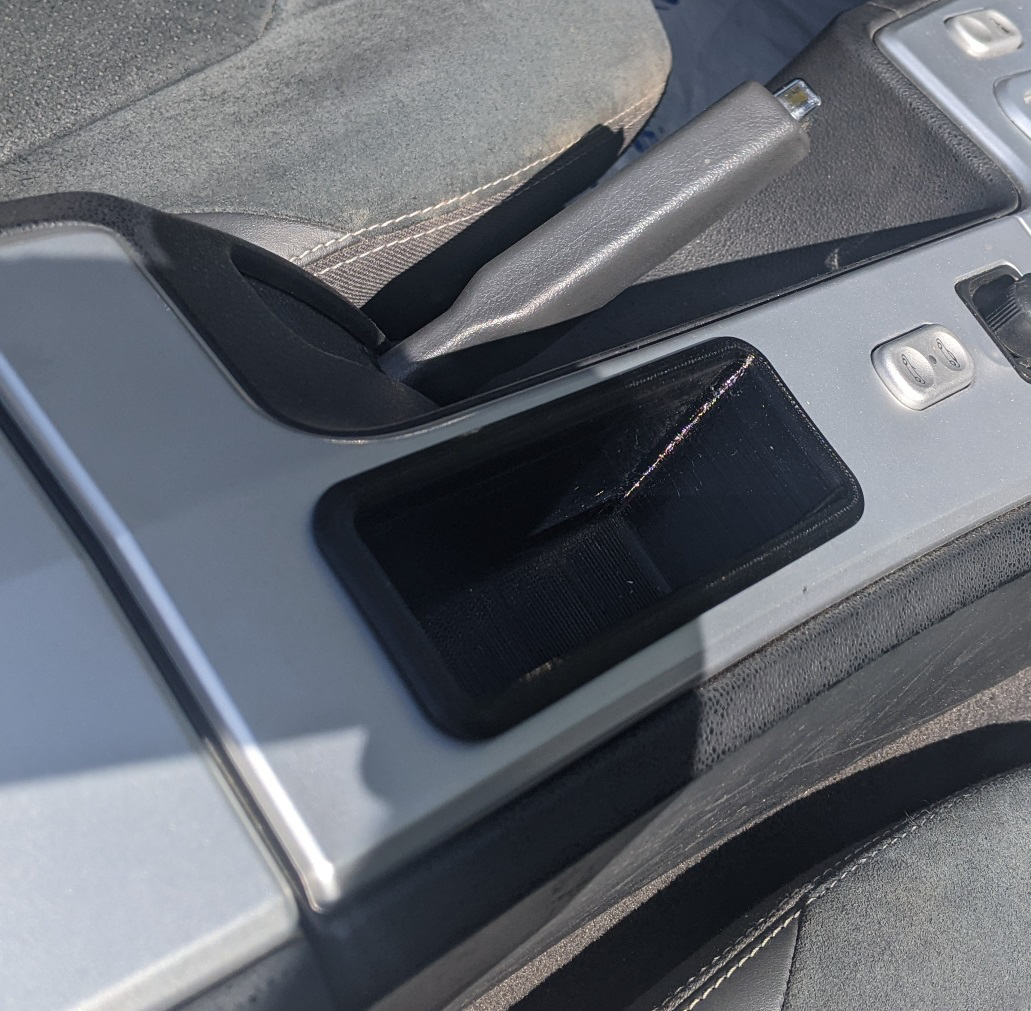 NeedsWings Performance Products. 3d Printed Center Console Storage Bin